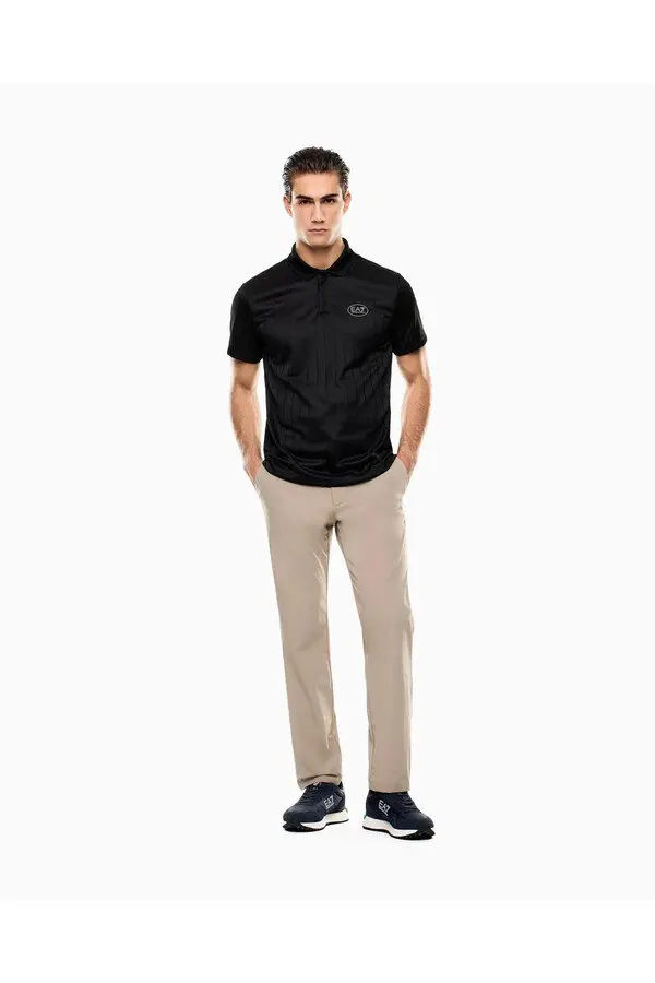 EA7 Ventus7 Technical-fabric Trousers - Beige