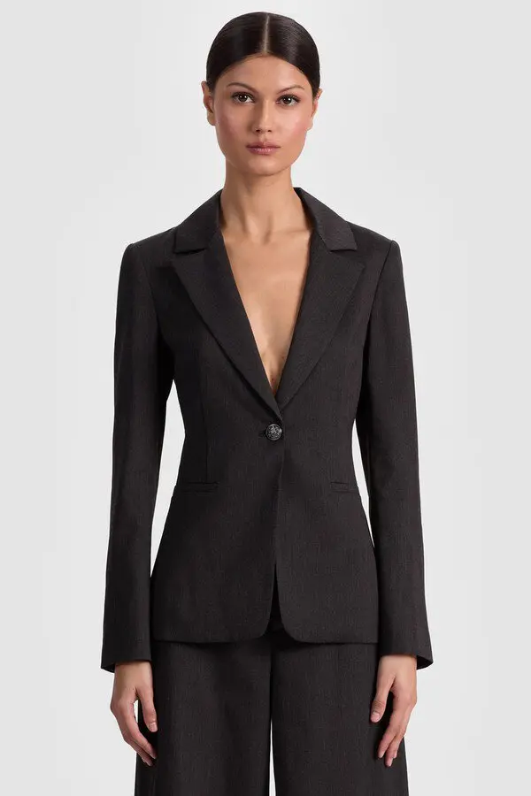 Alice + Olivia Macey Cinched-waist Blazer
