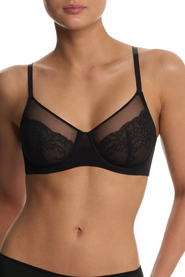 Natori Radiance Convertible Unlined Underwire Bra - Black
