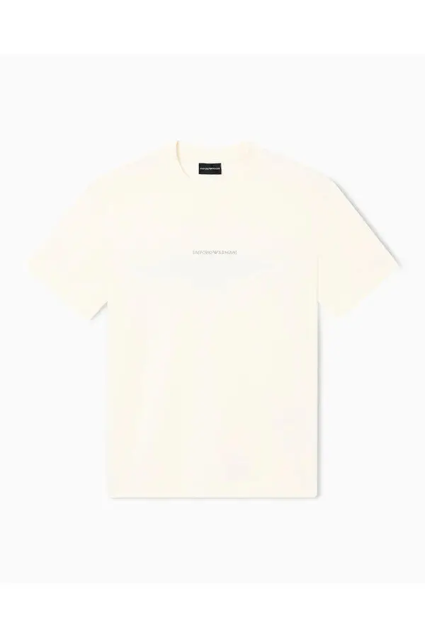 Emporio Armani Heavy Single Jersey T-shirt - Natural