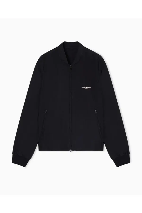 Emporio Armani Nylon Blouson With Logo