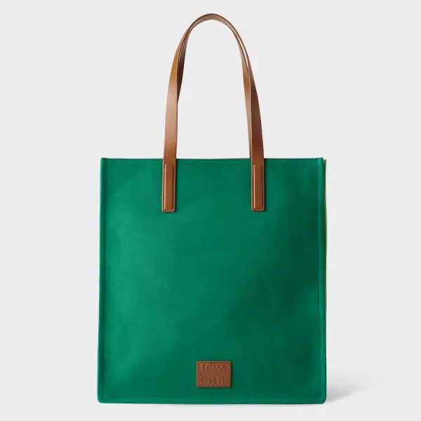 Paul Smith Cotton Concertina Tote Bag - Green