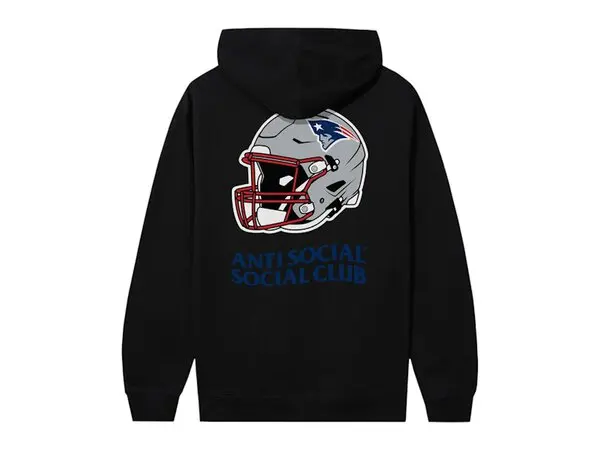 ANTI SOCIAL SOCIAL CLUB X New England Patriots Impact Hoodie - Black