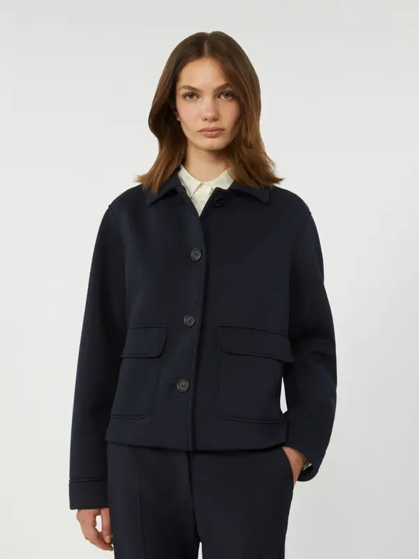 Max Mara Technical Jersey Shirt Jacket