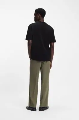 Hugo Appliqué-print T-shirt In Cotton Jersey