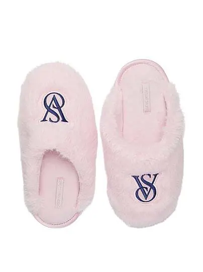 Victoria's Secret Luxe Plush Closed-toe Slippers - Pink
