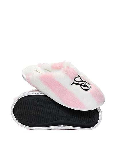 Victoria's Secret Luxe Plush Closed-toe Slippers - Print