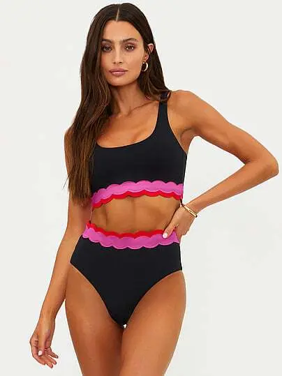 Victoria's Secret Beach Riot Marin Bikini Top - Black