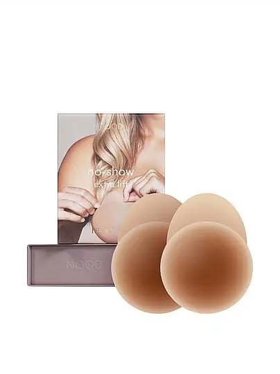 Victoria's Secret Nood Reusable No-show Extra Lift Adhesive Nipple Covers - Brown
