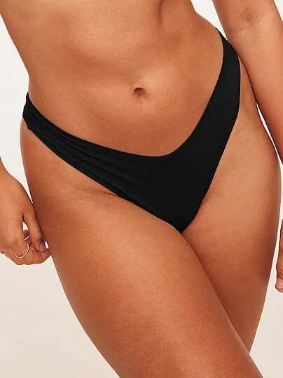 Victoria's Secret Adore Me Thalia Thong Panty - Black