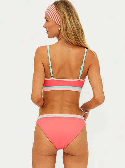 Victoria's Secret Beach Riot Saffron Bikini Bottom - Pink