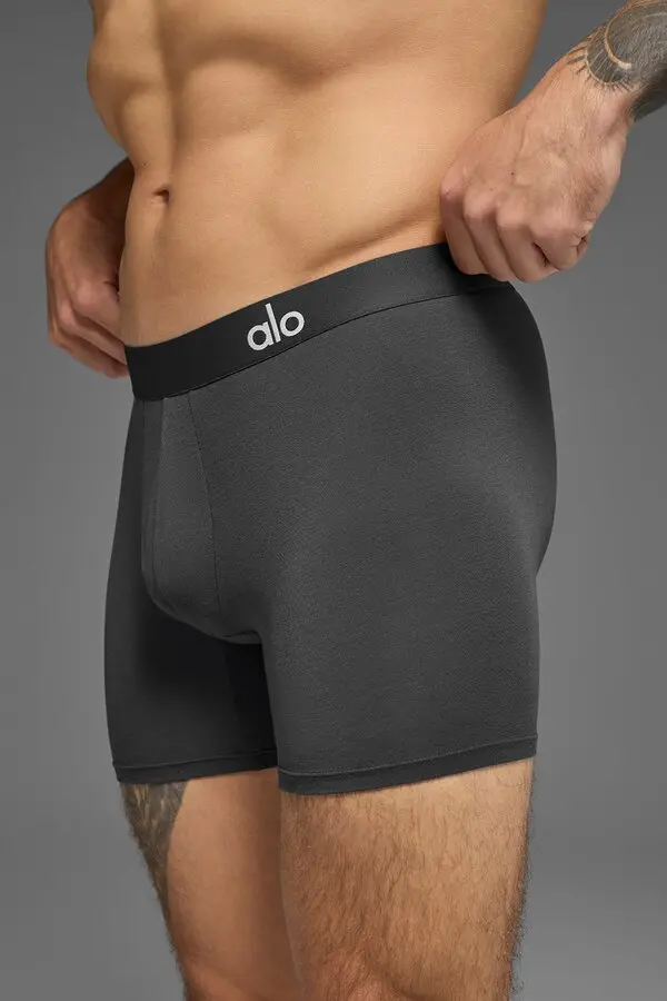 Alo Yoga Day And Night Boxer Brief - Anthracite