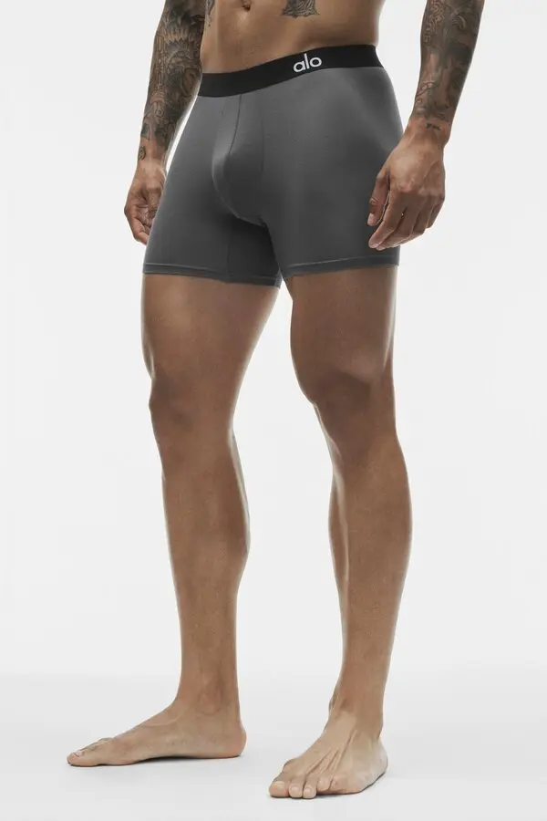 Alo Yoga Day And Night Boxer Brief - Anthracite