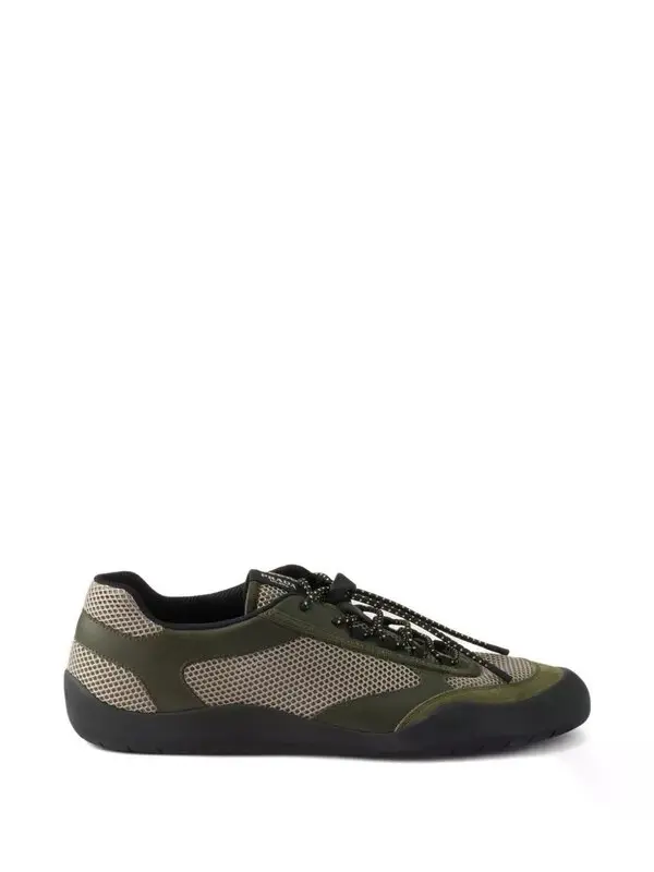 Prada Speedrock Lace-up Sneakers - Green