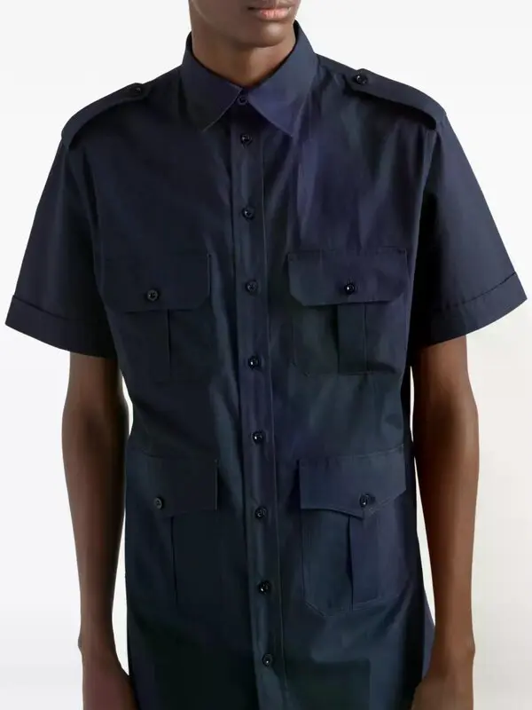 Prada Patch-pockets Short-sleeved Shirt