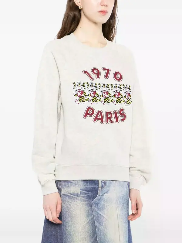 Kenzo Cotton Sweatshirt With Embroidery