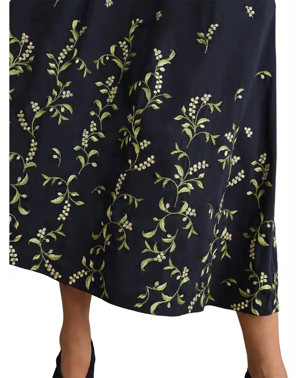 HOBBS LONDON Annie A-line Midi Skirt