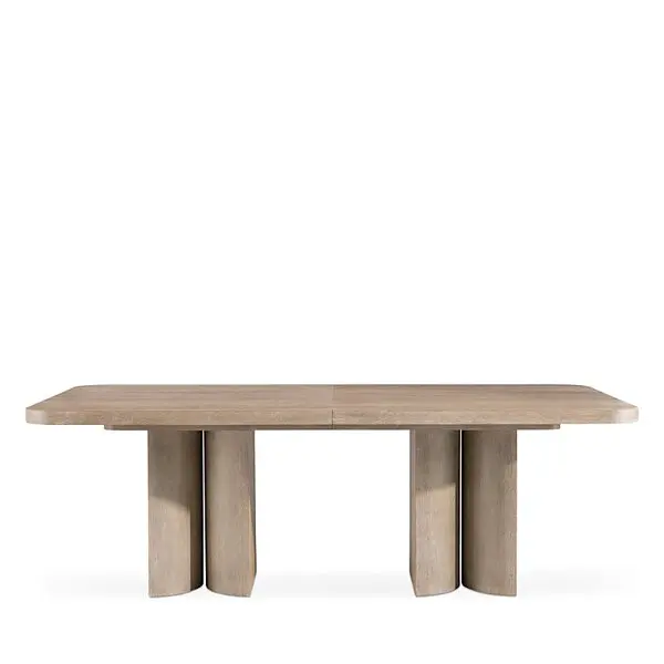 BERNHARDT Loggia Rectangular Dining Table - Wirebrushed Oak In Aria Finish
