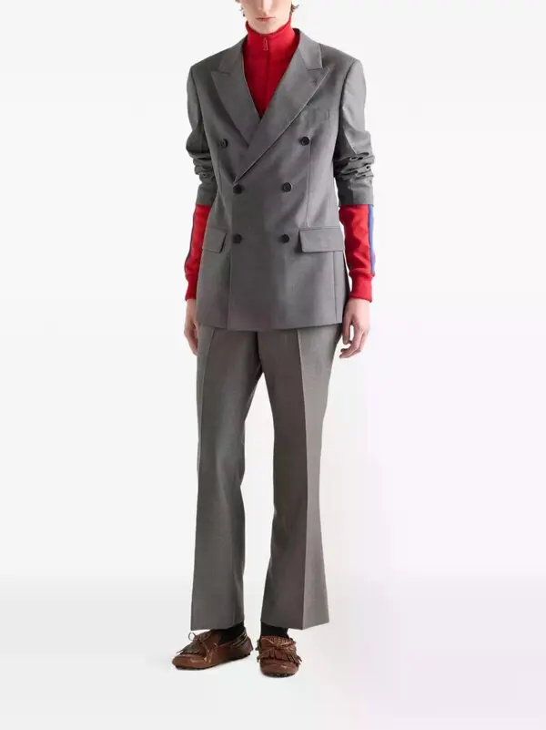 Prada Double-breasted Peak-lapels Blazer