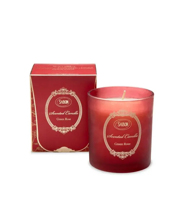 SABON Glass Green Rose Candle, 230gr