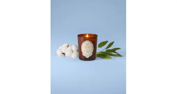 SABON Cotton Flowers & Sage Candle, 180gr - Blue