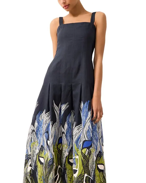 MARIE OLIVER Dixon Printed Midi Dress - Heron