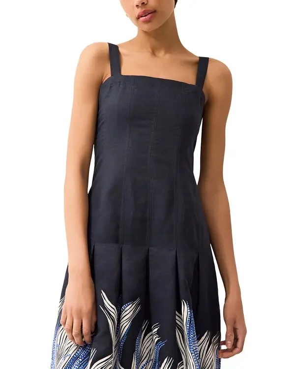 MARIE OLIVER Dixon Printed Midi Dress - Heron