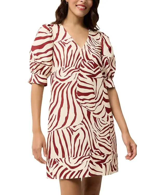 MARIE OLIVER Ola Printed Mini Dress - Lionfish