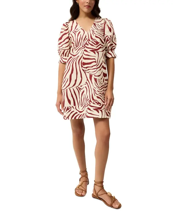 MARIE OLIVER Ola Printed Mini Dress - Lionfish