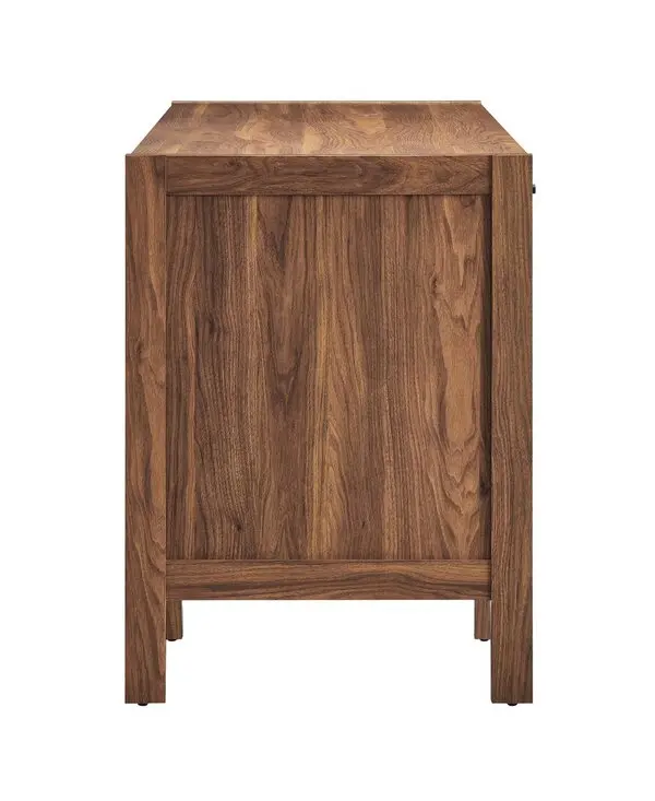 MODWAY Capri 58" Wood Grain Office Desk