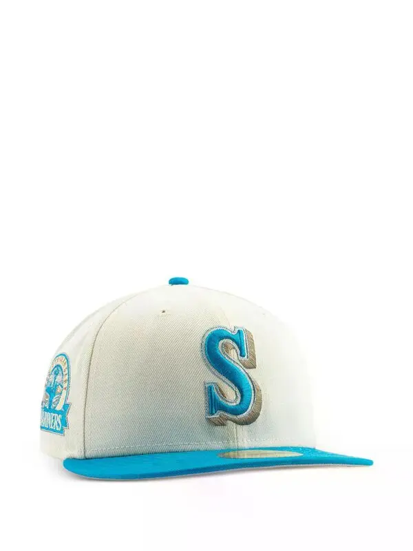 New Era Embroidered Flat Brim Cap