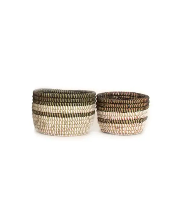 MBARE Catch All And Planter Stripe Basket