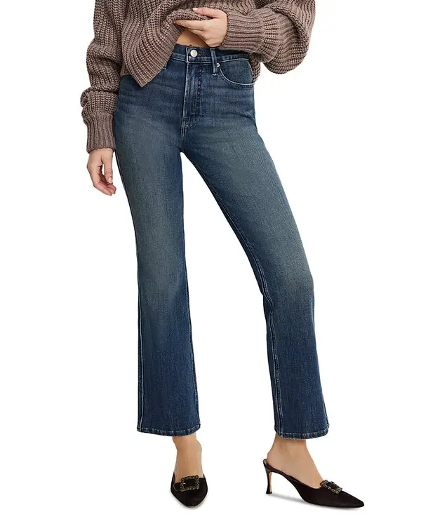 Good American Good Standard Kick Flare Jeans