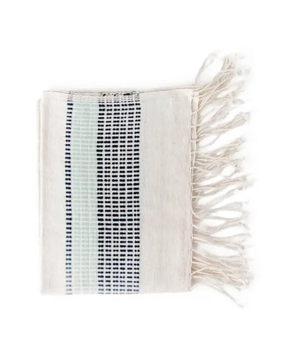 CREATIVE WOMEN Camden Cotton Hand Towel - Navy/azure