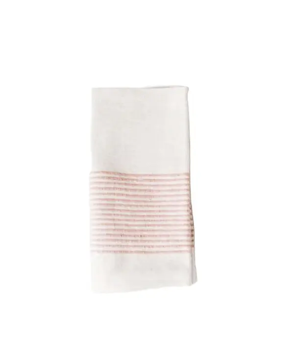CREATIVE WOMEN Riviera Cotton Napkins, Set Of 4 - Blush