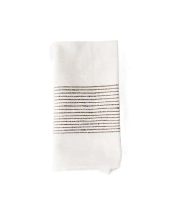 CREATIVE WOMEN Riviera Cotton Napkins, Set Of 4 - Grey