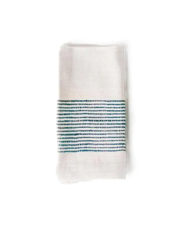CREATIVE WOMEN Riviera Cotton Napkins, Set Of 4 - Navy