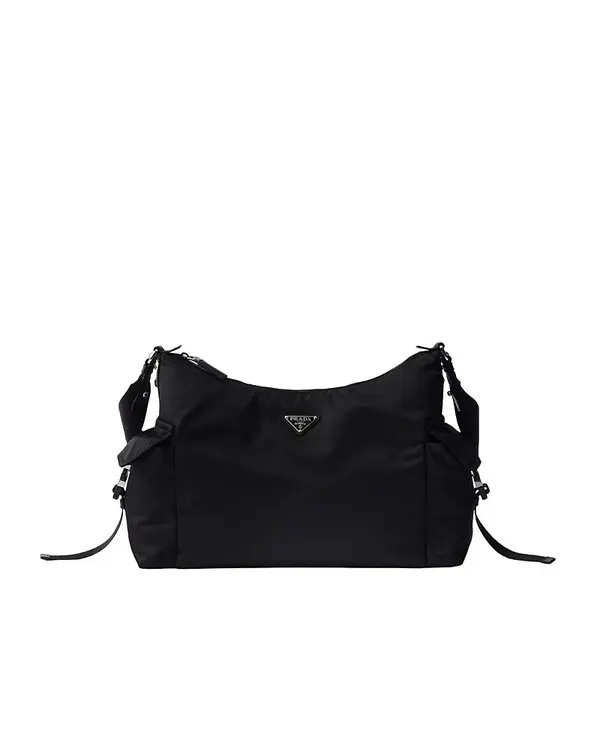 Prada Re-nylon And Leather Bag - Black