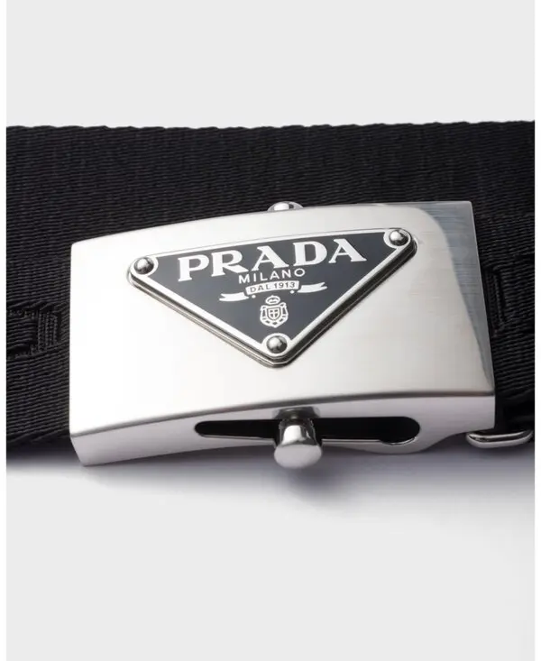 Prada Woven Re-nylon Belt