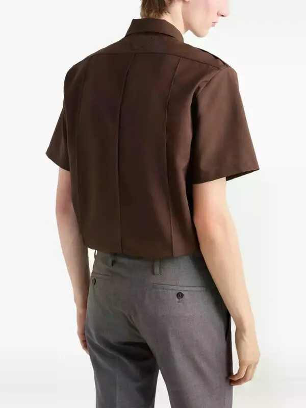 Prada Patch-pocket Short-sleeve Shirt