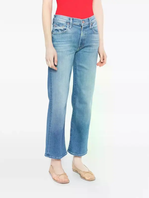 MOTHER The Mid Rise Rambler Zip Ankle Jeans