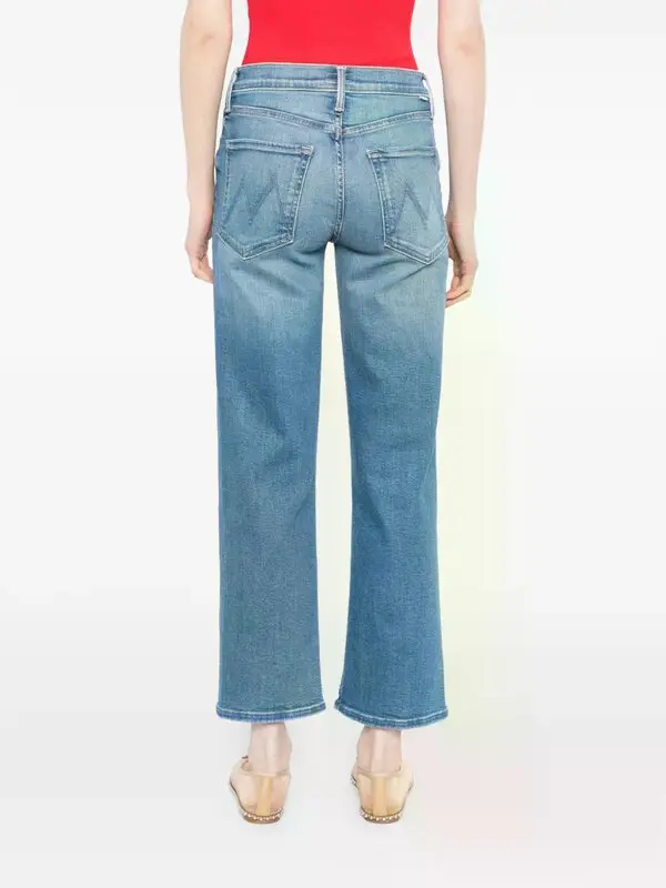 MOTHER The Mid Rise Rambler Zip Ankle Jeans