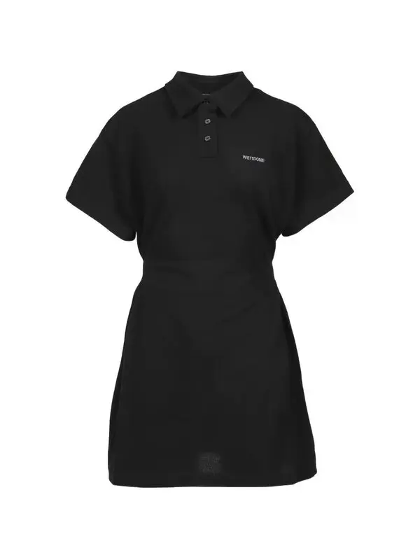 We11Done Polo-collar Mini Dress