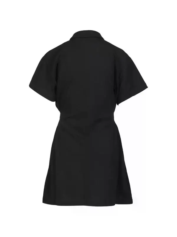 We11Done Polo-collar Mini Dress