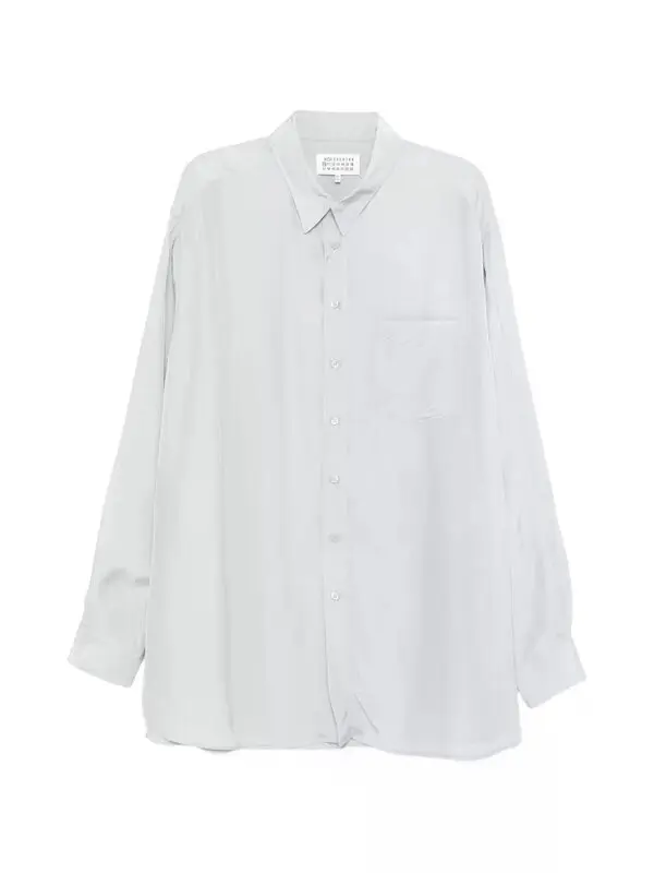 MAISON MARGIELA Long-sleeved Shirt - Blue