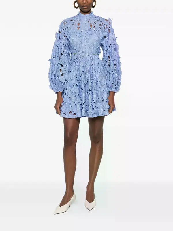 blue gingham wrap dress Romantic Daydream Floral Applique Mini Dress in Powder Blue – Impressions  Online Boutique