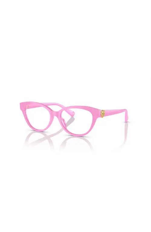 Versace 46mm Cat Eye Optical Glasses - Pink