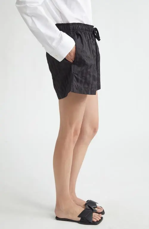 SETCHU Rain Stripe Swim Shorts