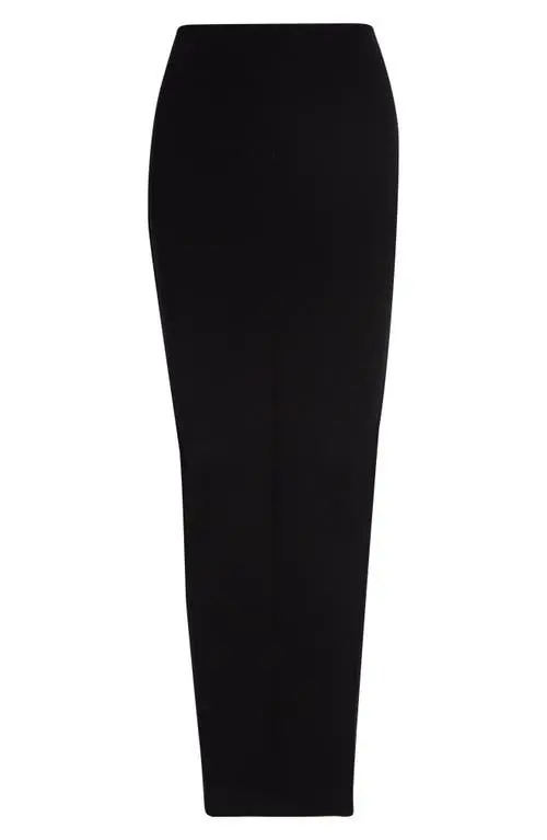 Rick Owens Pillar Compact Knit Maxi Skirt