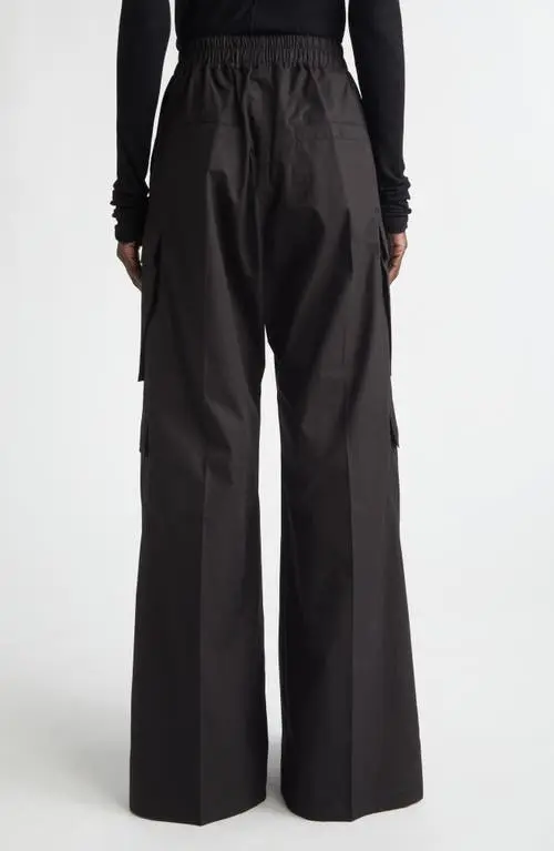 Rick Owens Cargobelas Cotton Cargo Pants - Black